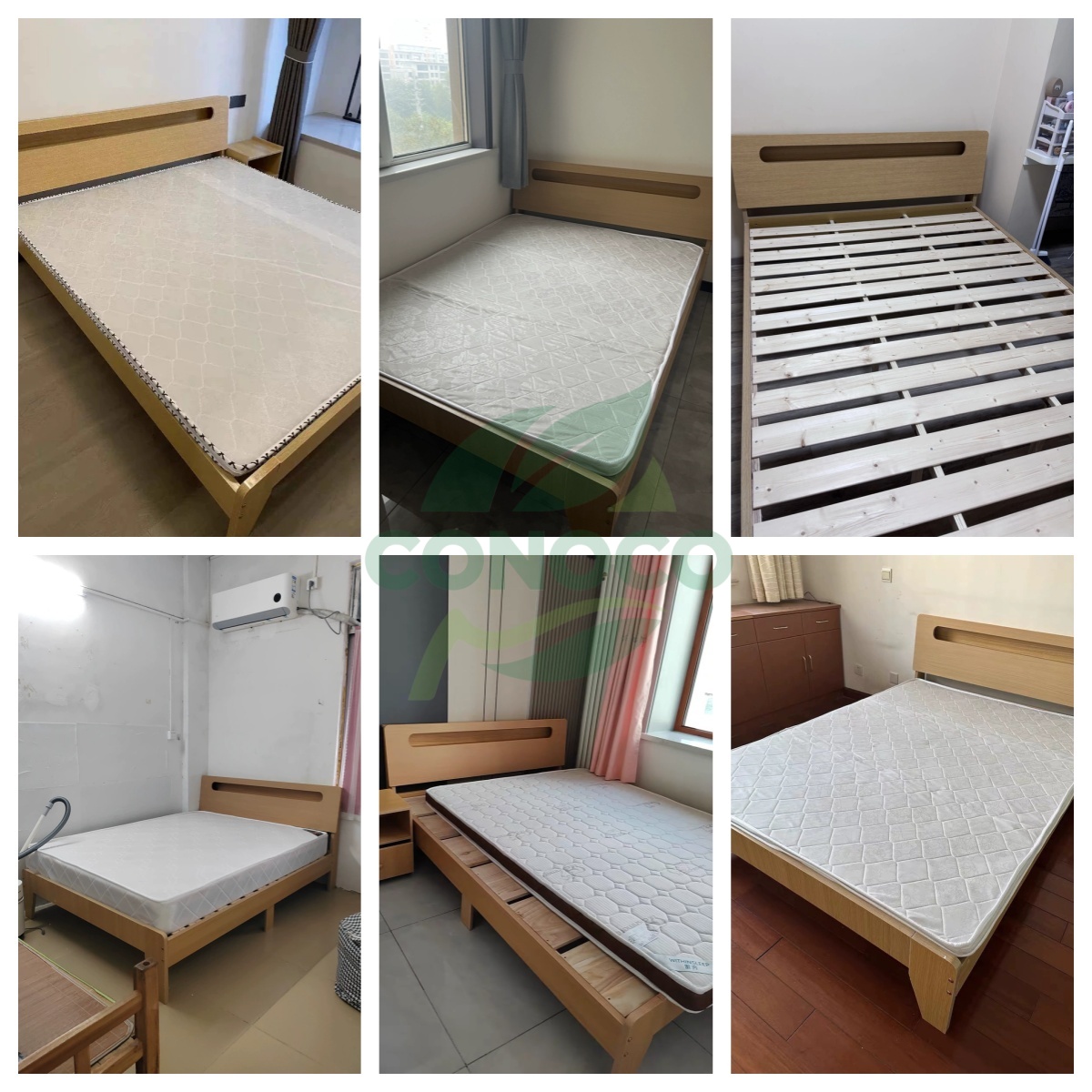 Luxury Solid Wood Bed Frame Katil Kayu Queen/King | In Stock | Modern ...