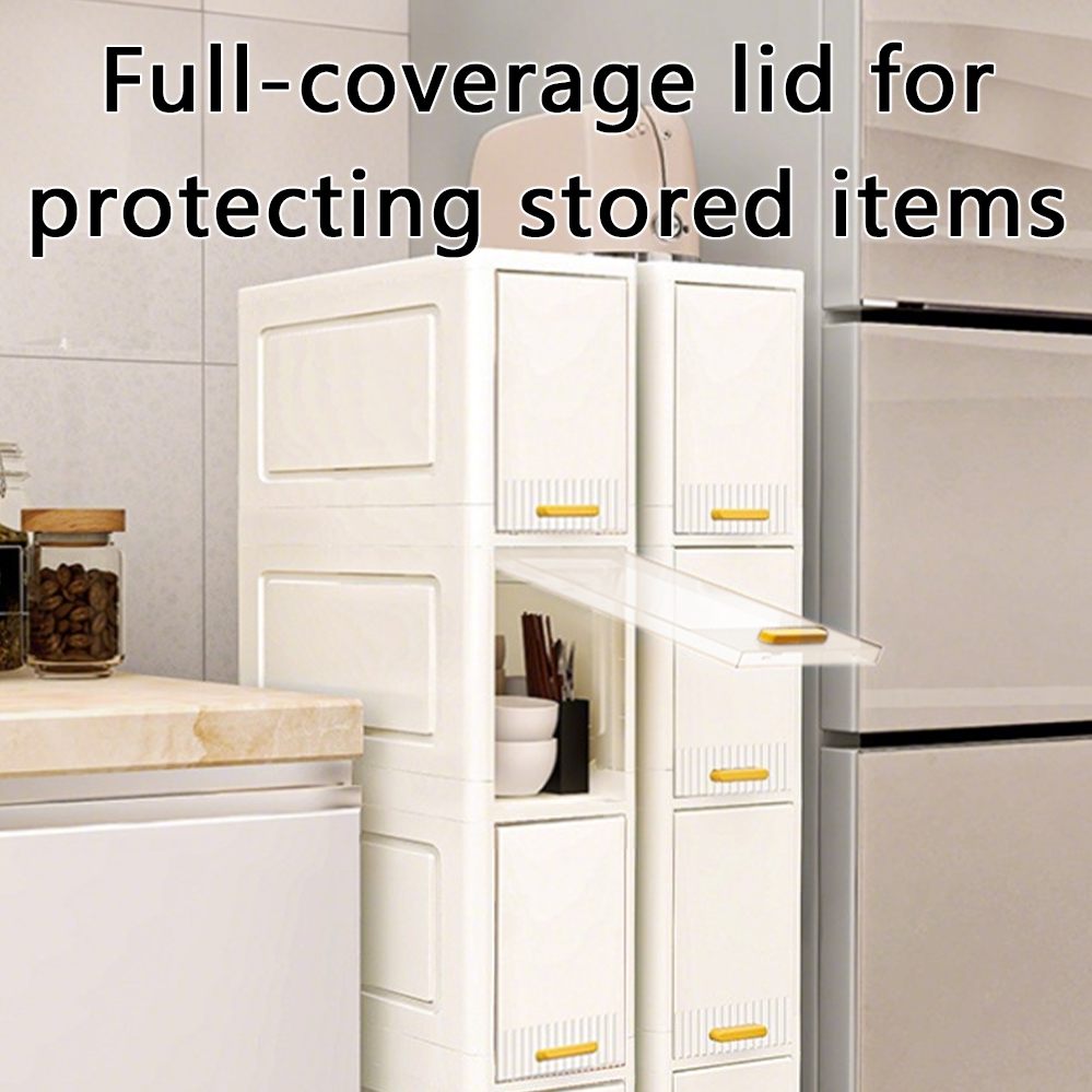 2-5 Layer Kitchen Storage Rack Tableware Condiment Bottles Organizer ...