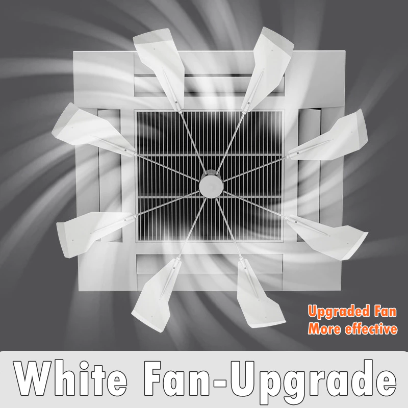 Anti-drop Aircond Guide Fan Cassette Aircon Central Fan 360° Aircond ...