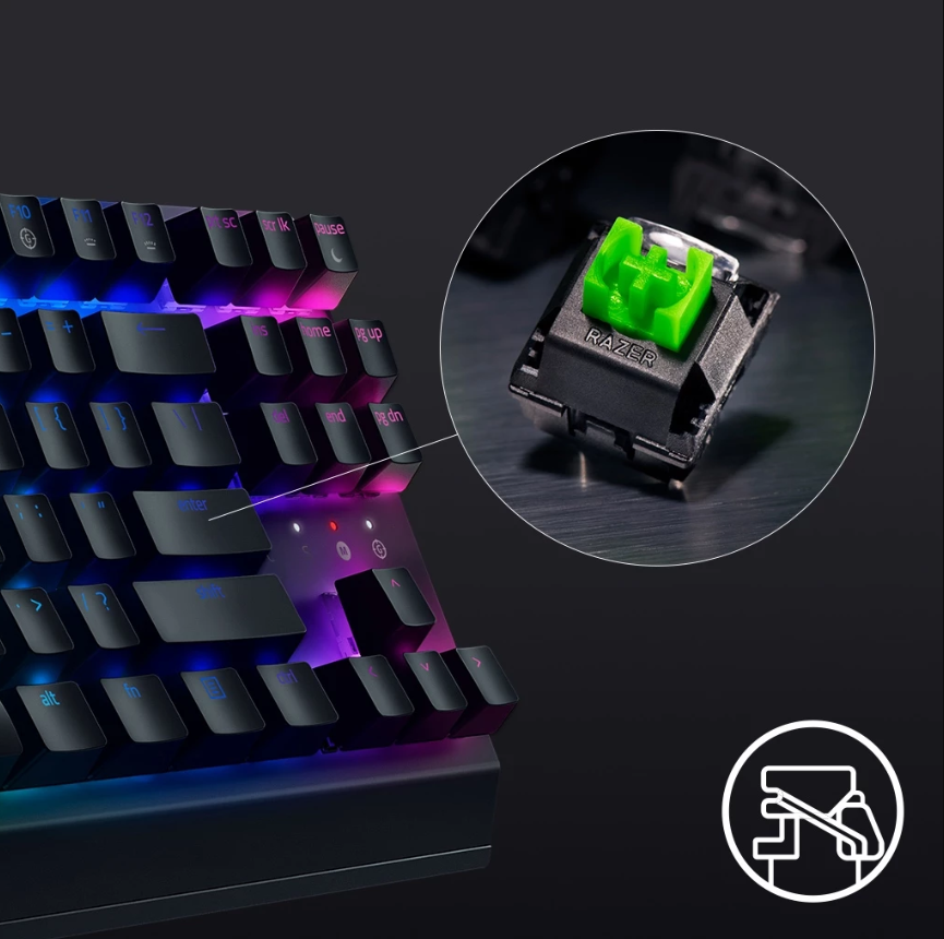 [Bundle] Razer BlackWidow V3 Tenkeyless Gaming Keyboard + Razer ...