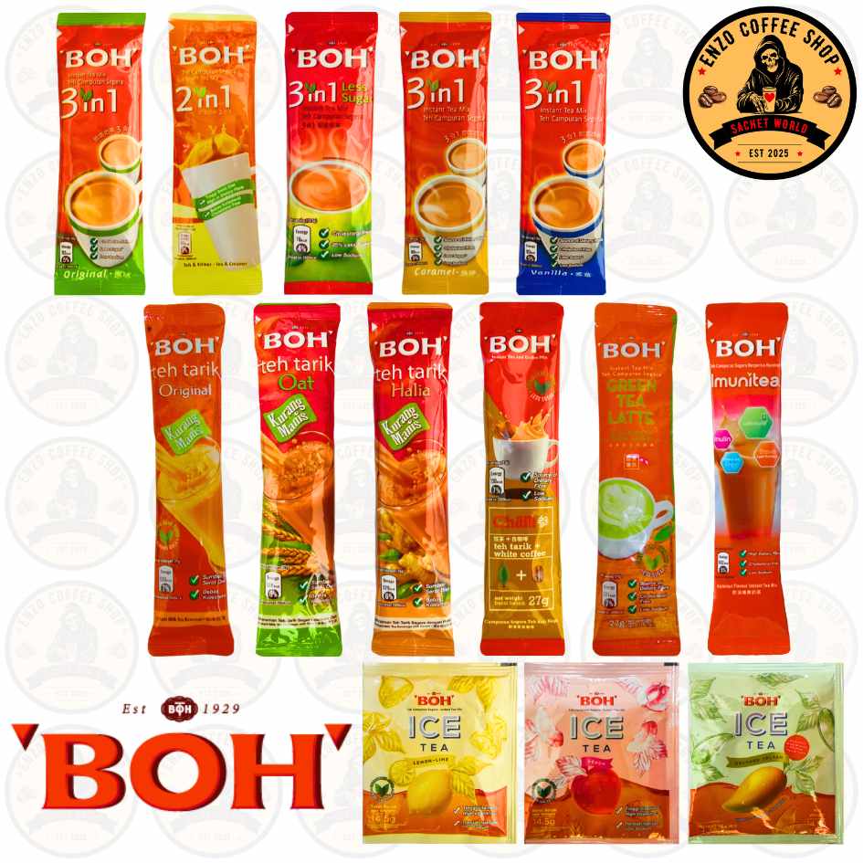 BOH TEA 3IN1 TEAMIX, TEH TARIK, ICE TEA INSTANT TEAMIX DRINK - ORIGINAL ...