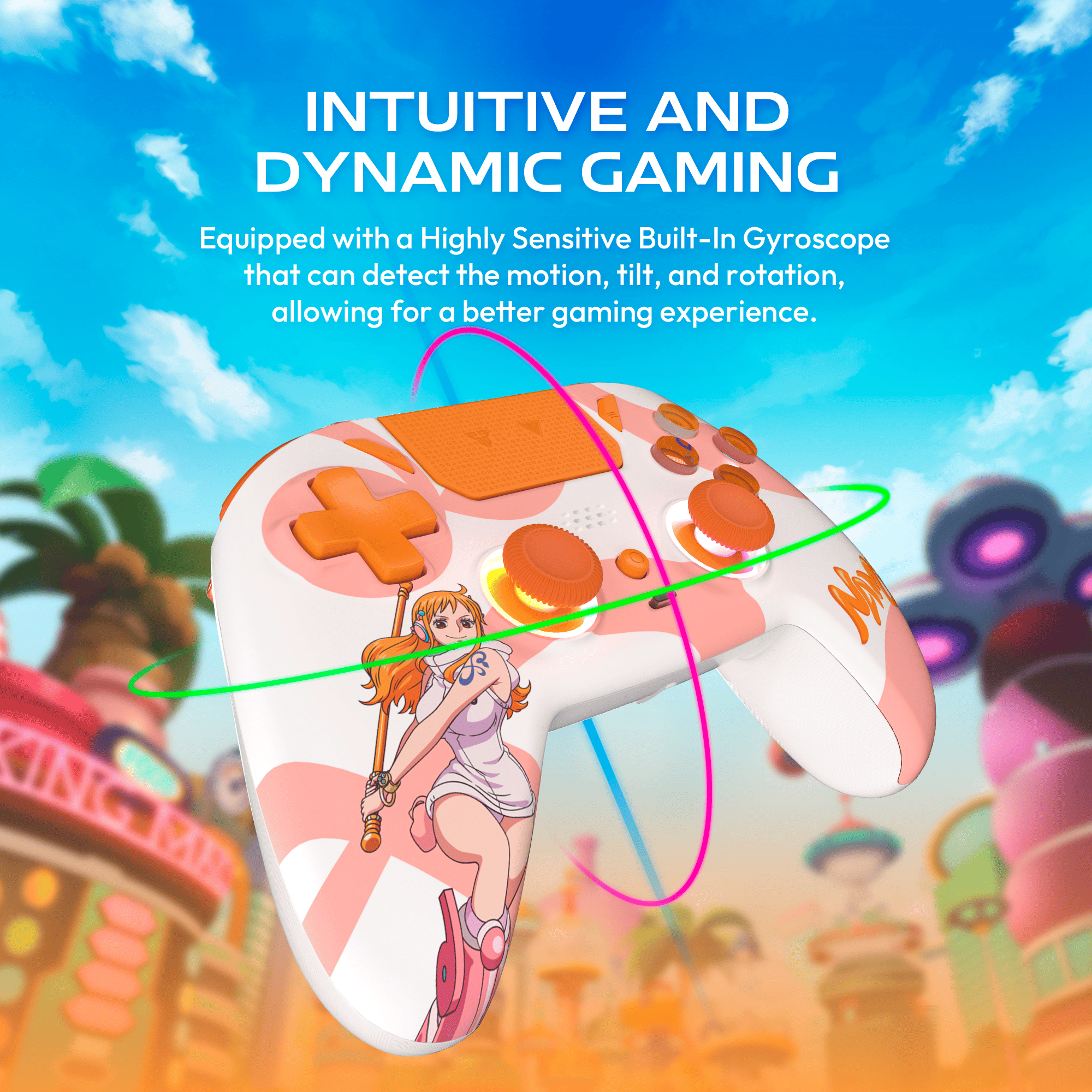 Fantech x One Piece - Nami Nova Pro WGP14v2 Wireless Gaming Controller ...