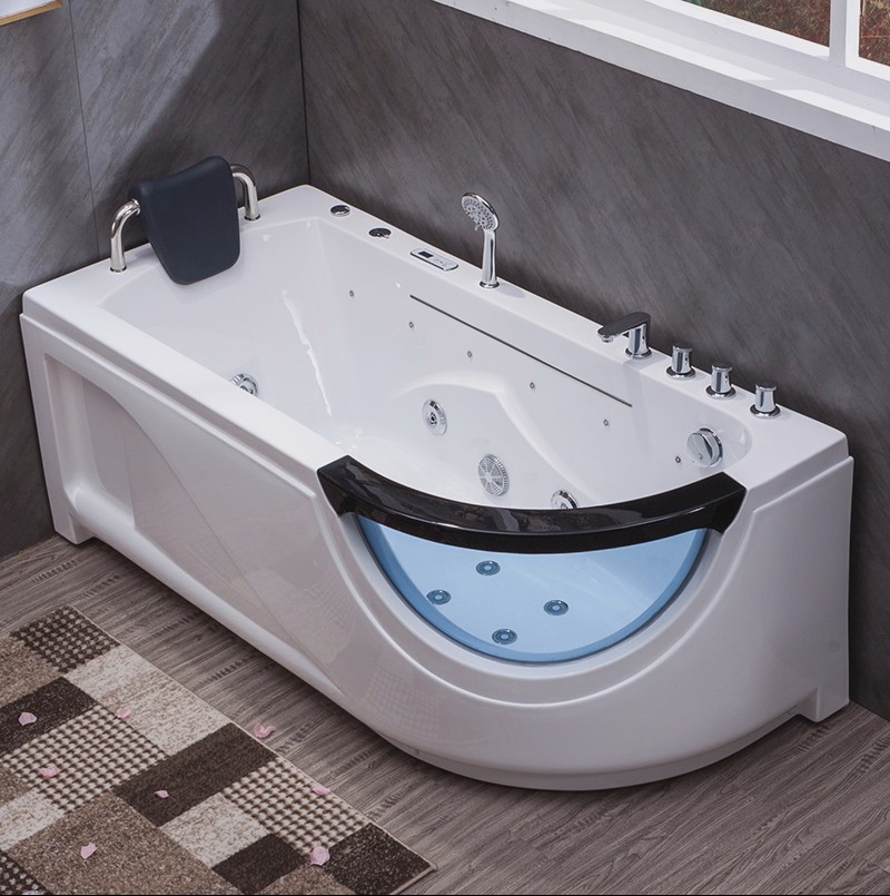 Large Waterfall Bathtub Jacuzzi Relaxing Spa Massage Keep Warm Free ...