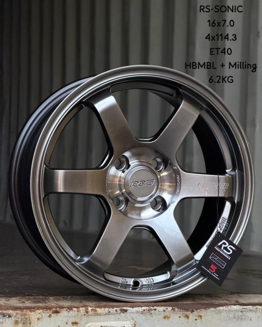 RS PERFORMANCE RS-SONIC THAILAND NEW SPORT RIM 15''16'' | Shopee Malaysia