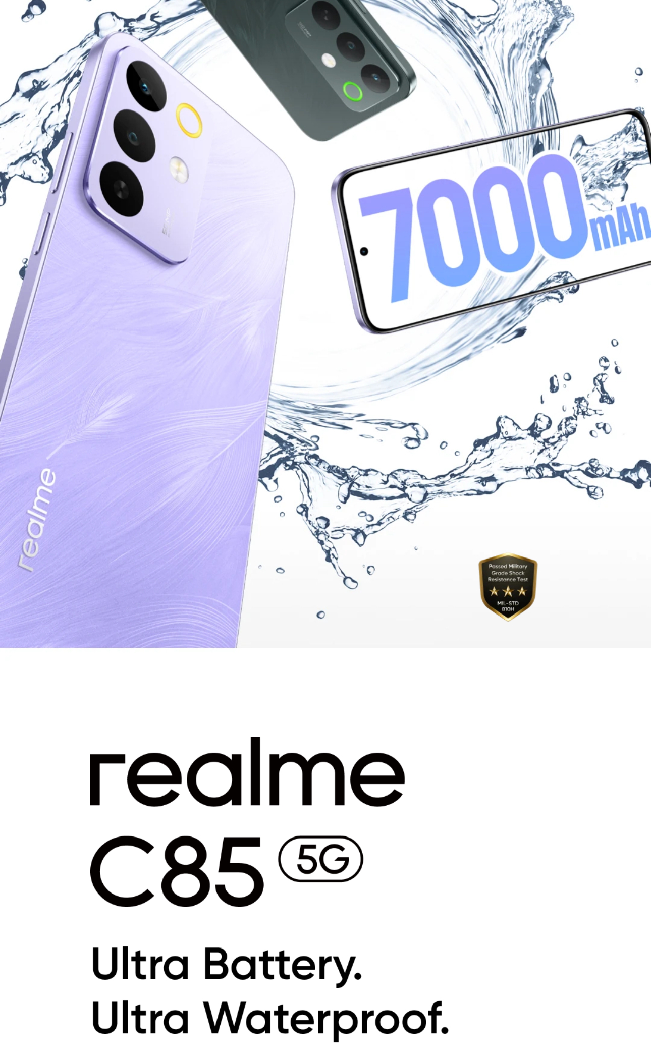 realme C85 5G | 4G (8GB RAM + 256GB ROM) 7000mAh Battery 45w SUPERVOOC ...