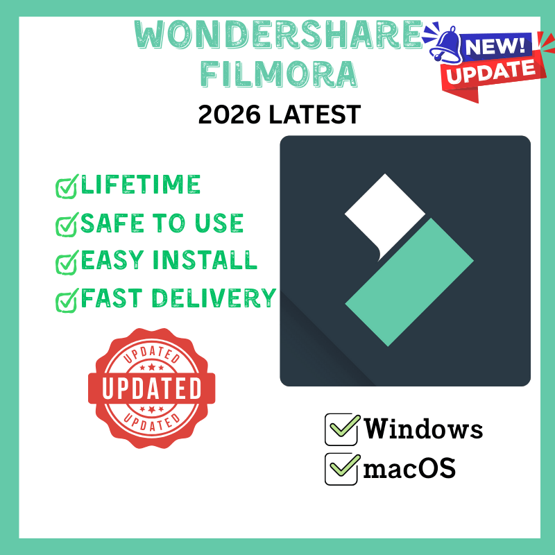 Filmora Wondershare 2026 Latest with Installation Guide (Windows/macOS ...
