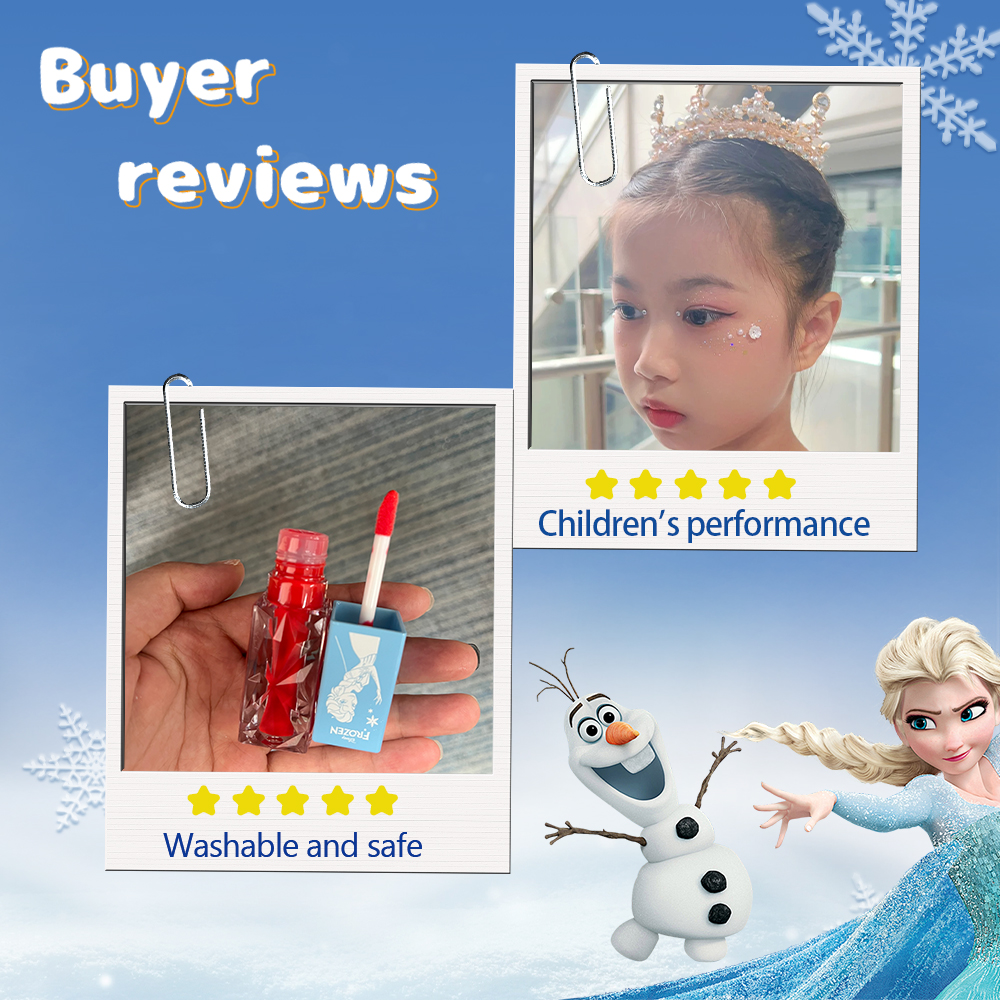Disney & kekebebe Kids Lip gloss organic Makeup Safety Lipstick non ...
