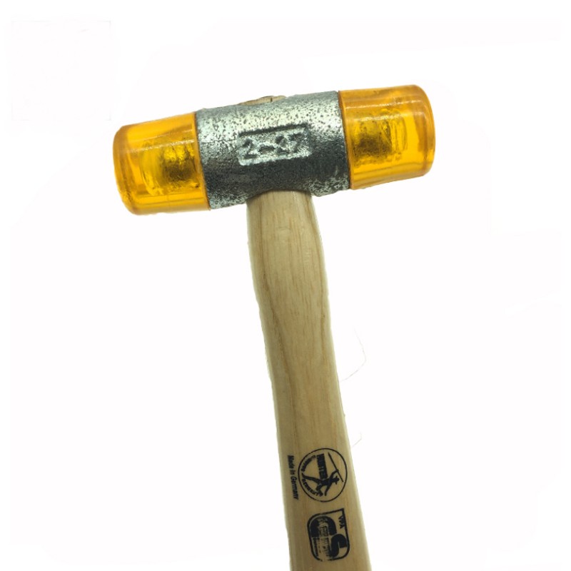 HUNTER GERMANY PLASTIC HAMMER Bumping Mallet wooden handle soft face ...