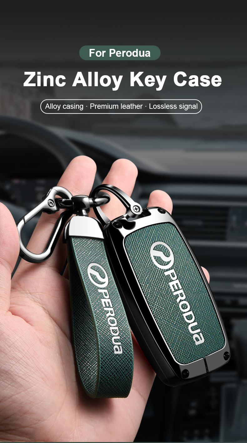 Remote Car Key Cover Alloy Case for Perodua Ativa Alza Axia 2024 ...