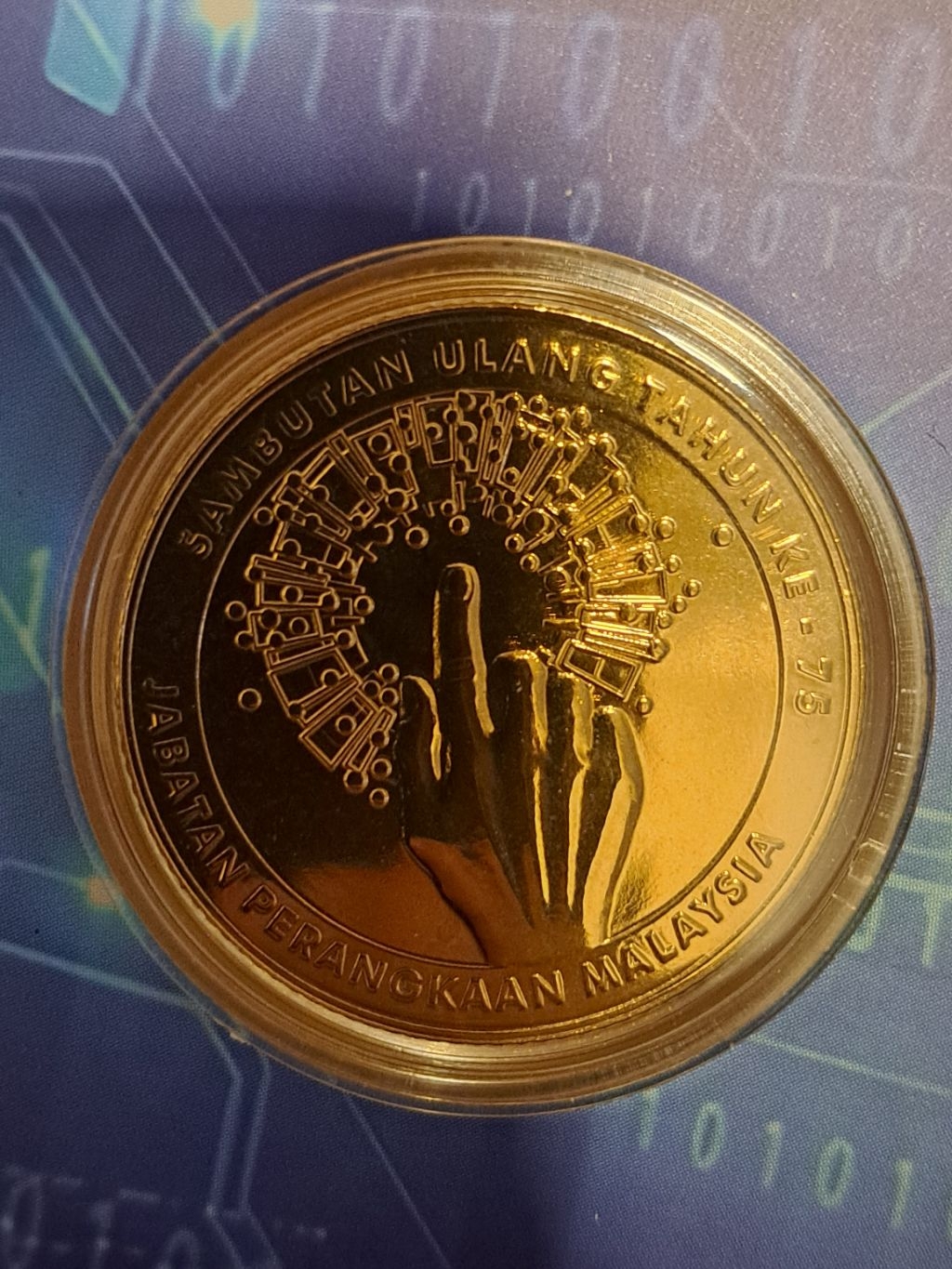 2025 Malaysia Commemorative Coin Card 75 Ulang Tahun Jubli Intan ...