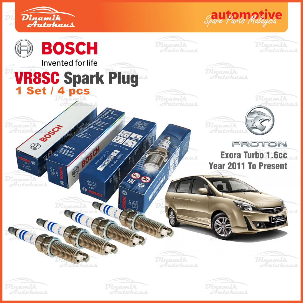 Proton Exora Turbo CFE Year 2011 To 2023 Car Engine Spark Plug Bosch ...