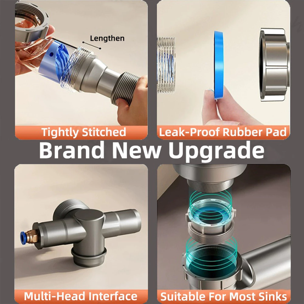 Paip Saliran Sinki Dapur | Double Filtering | Isolate Bau + Anti ...