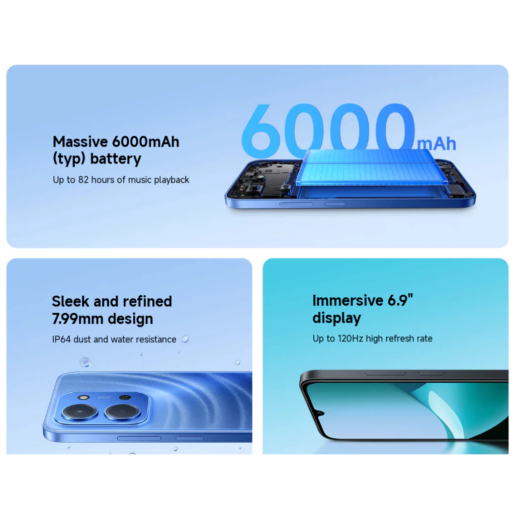 Redmi 15C 5G 8GB+256GB Immersive 6.9" Display | 50MP AI Camera ...