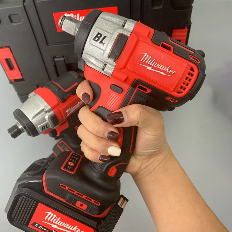 Mil-M18 FUEL™ 1/2"-950Nm Cordless Electric Impact Wrench for Car Home ...