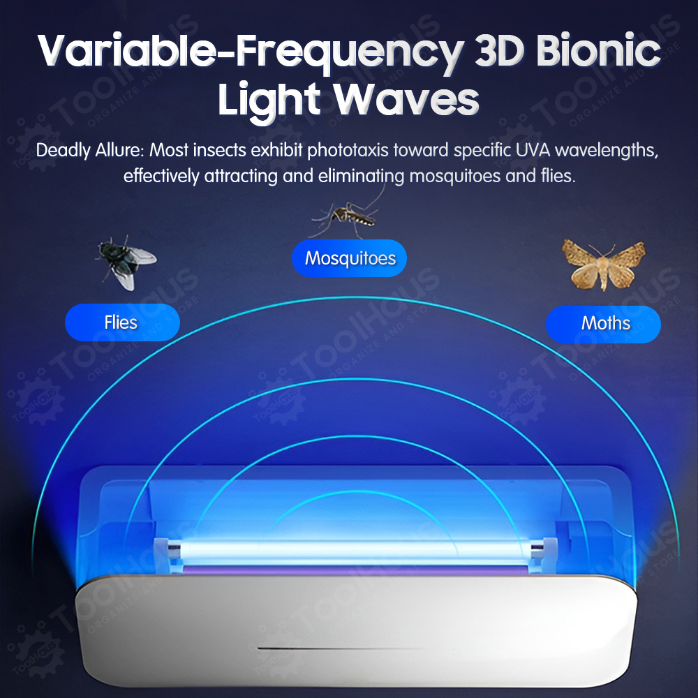 🔥In stock🔥Wall Mounted LED UV Mosquito Killer Lamp, Sticky Fly Trap for ...