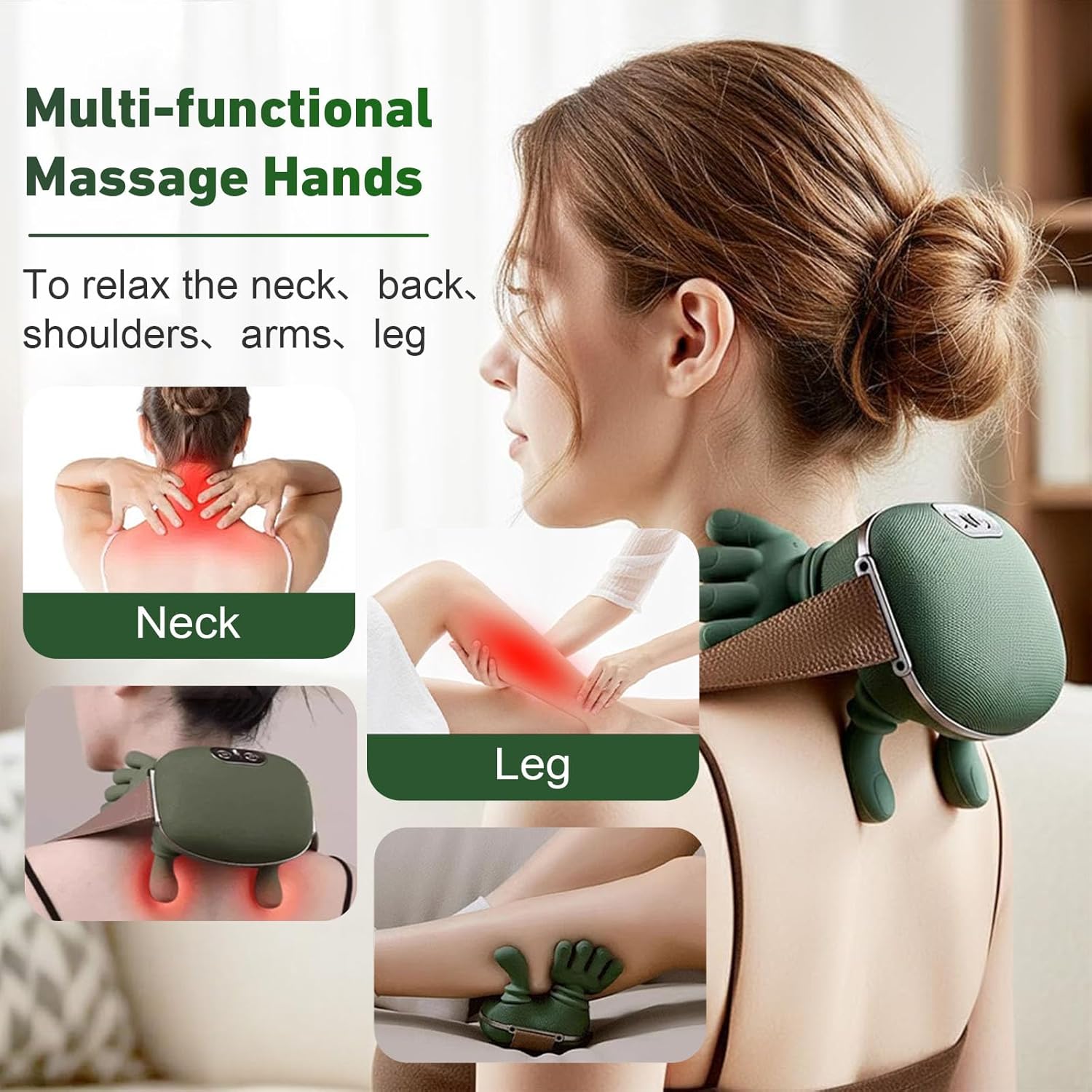 Shoulder and Neck Massager Cervical Spine Massager Trapezius Neck ...