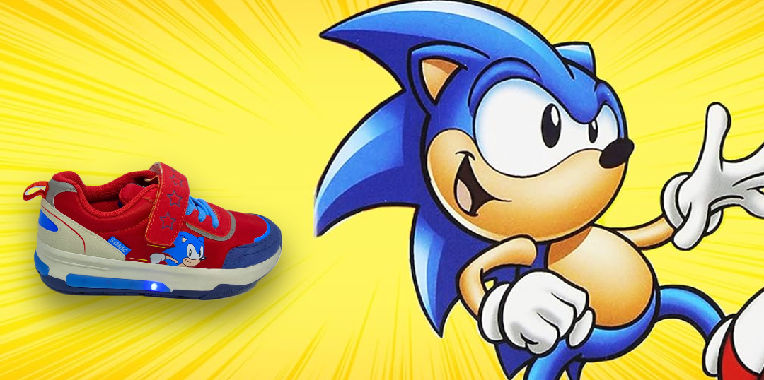Sonic the Hedgehog Sneakers LED Light Up Shoe (Kids Shoes) | Shopee ...