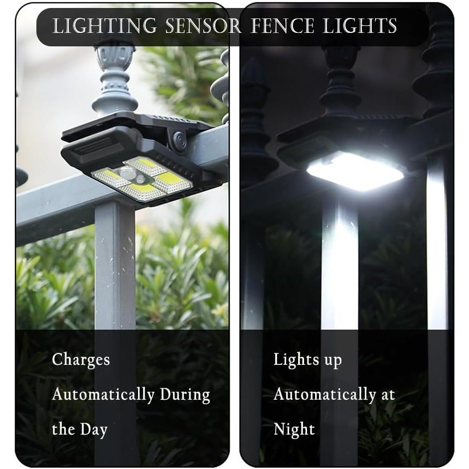 ORIOR Solar Clip Light LED Wall Lamp Outdoor Waterproof 300W Solar Wall ...