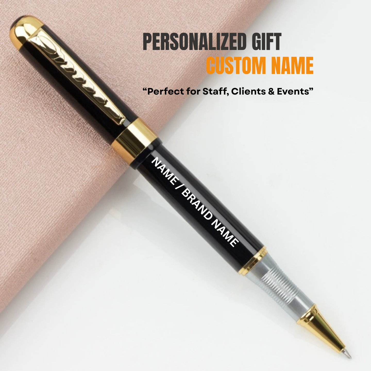Business Signature Roller ball Pen Engrave Custom Name Pen Murah ...