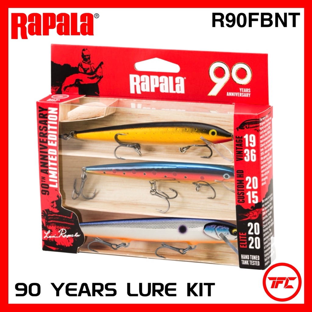 2026 RAPALA 90 Years Anniversary Lure Kit Set Limited Edition 90th ...