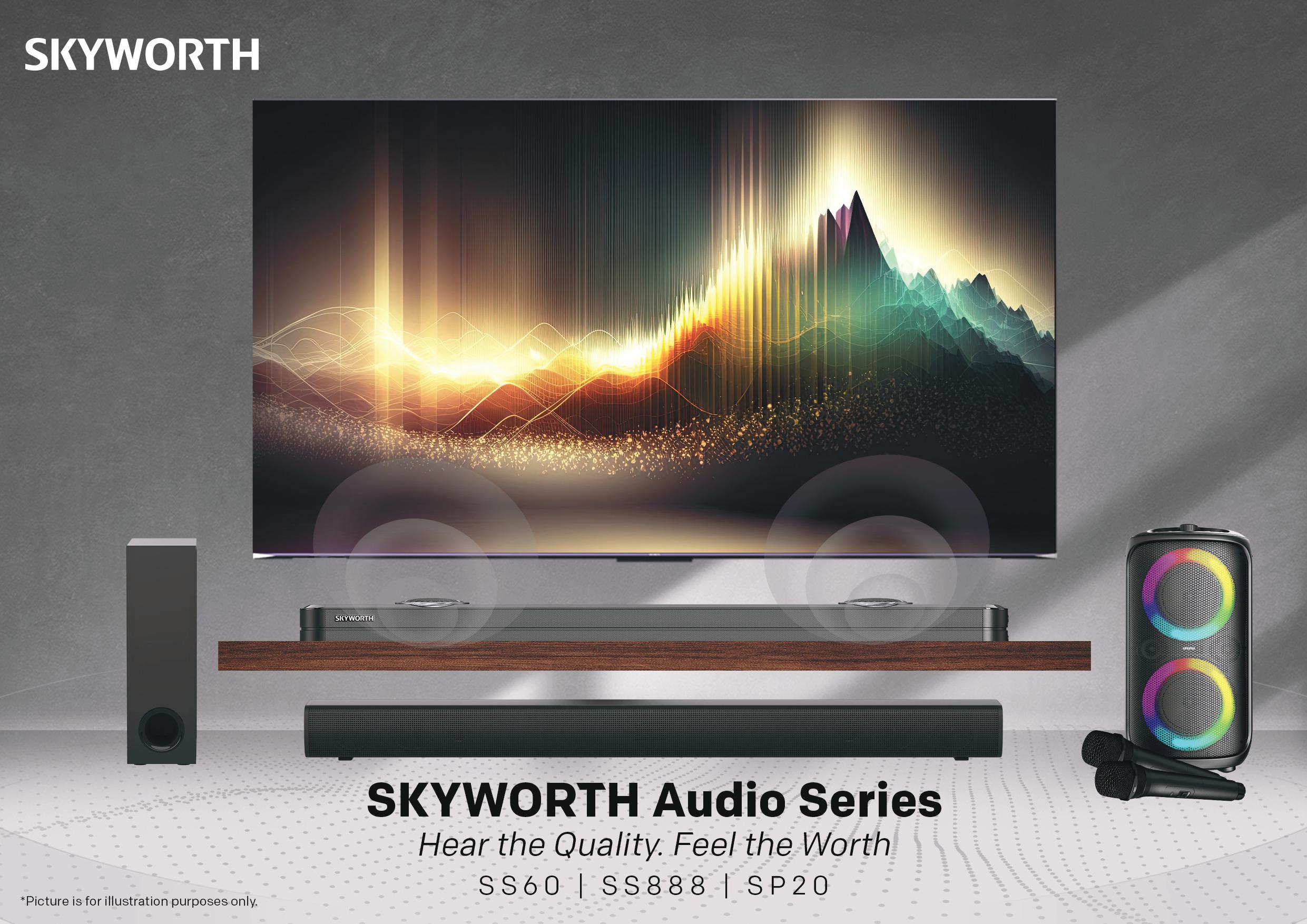 Skyworth 2.2CH Built In Subwoofer Soundbar SS888 (Max Speaker Output ...