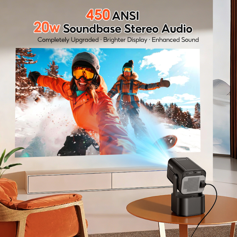 MODOFO projector 4k ultra hd smart 450ANS | 20W Speaker HiFi Speaker ...