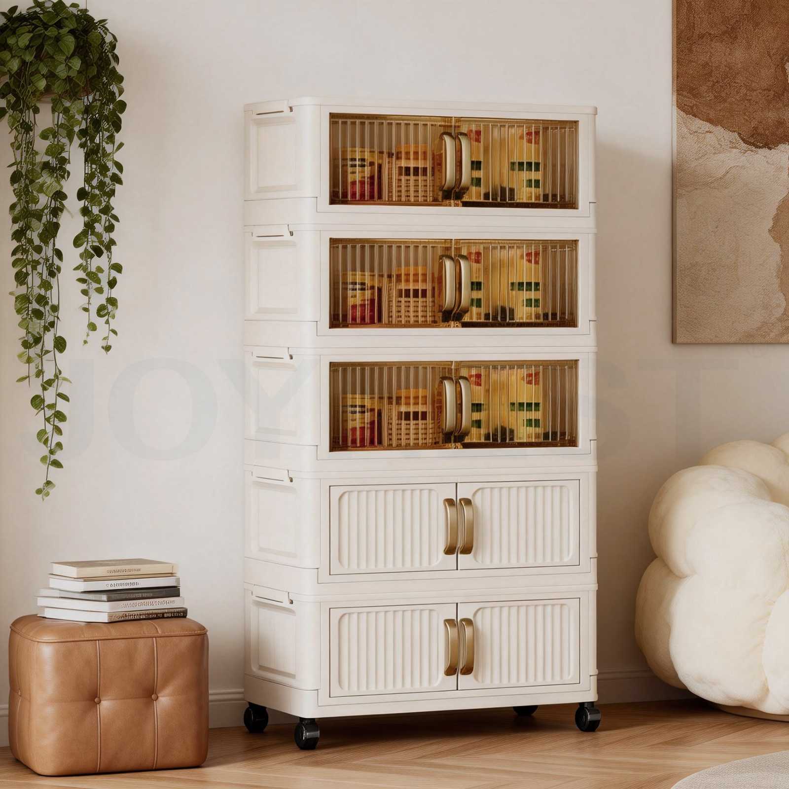 JOYNEST L50cm 3-5 Layer Storage Cabinet Wardrobe Almari Baju ...