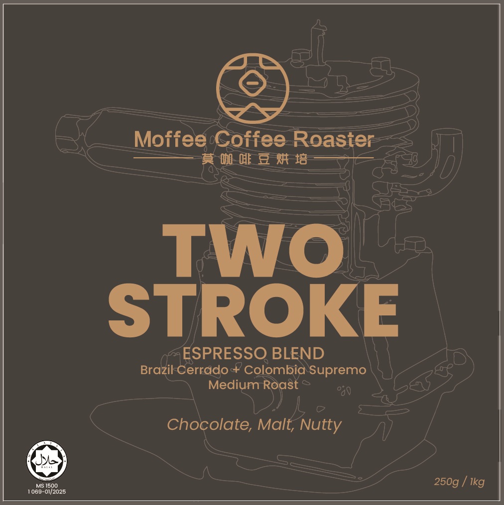MOFFEE WHOLESALE - Two Stroke Espresso Blend (Roasted Arabica) [Biji ...