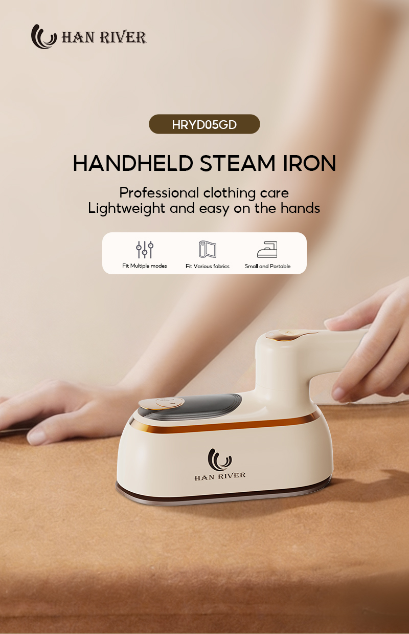 HAN RIVER Steam Iron Wet & Dry Iron Portable Iron Travel Iron Steam ...