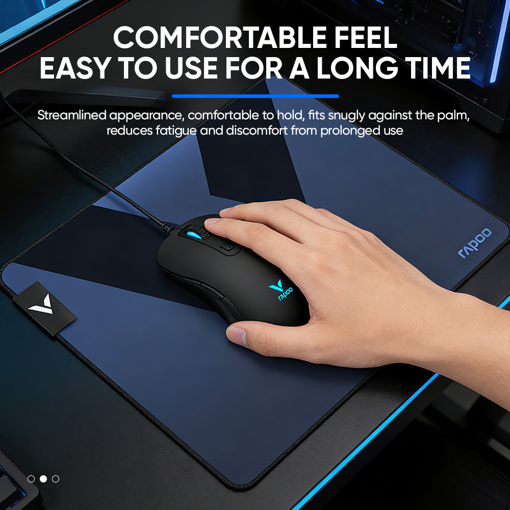 Rapoo V125S 4 in 1 Gaming Set Keyboard(Mouse, keyboard, headset, mouse ...
