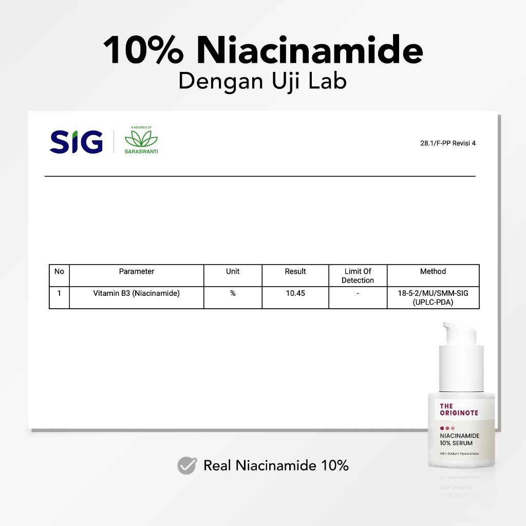 The Originote Niacinamide 10% Bright Serum 20ml - BRIGHTENS AND HELPS ...