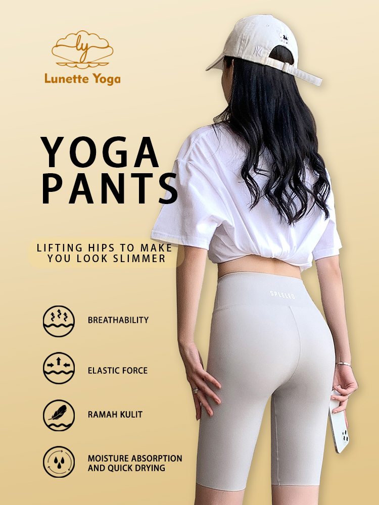 Ready Stock plus size shorts leggings women yoga pants sports pants ...