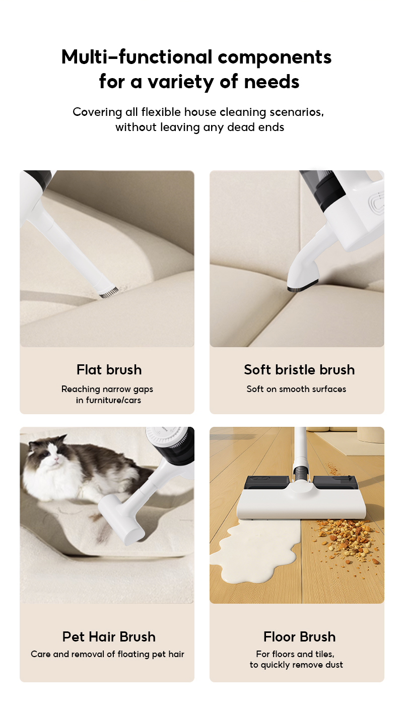 HAN RIVER Cordless Handheld Vacuum Cleaner With Mop Double Cleaning ...