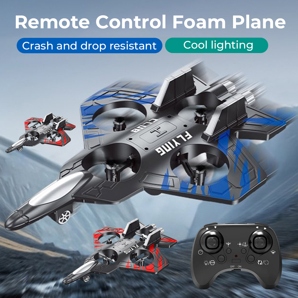 New CZ01 Glider Flying Helicopter RC Hobby Jet Plane 2.4G Stunt Remote ...