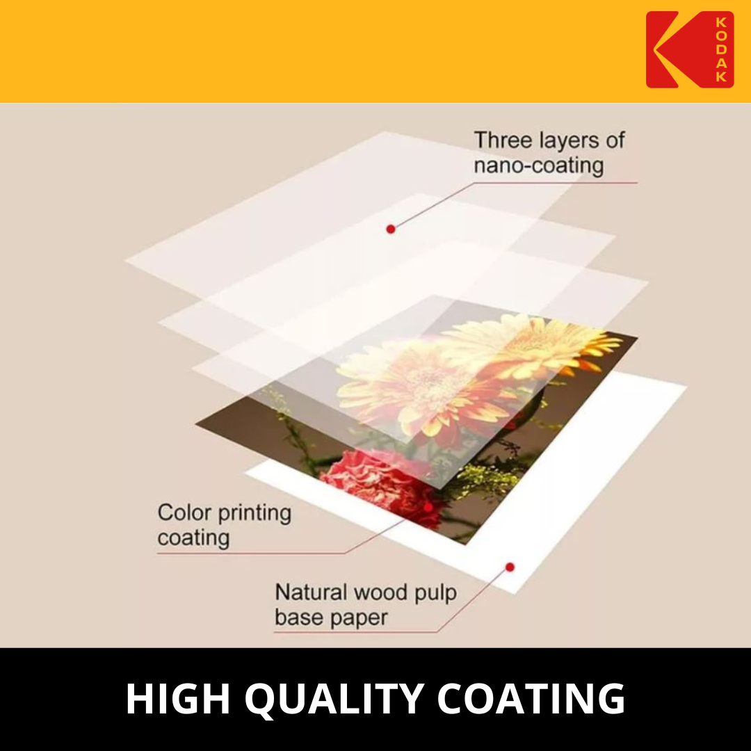 A4 Kodak Snapshot Photo Paper Gloss Inkjet Paper High Gloss Printing ...