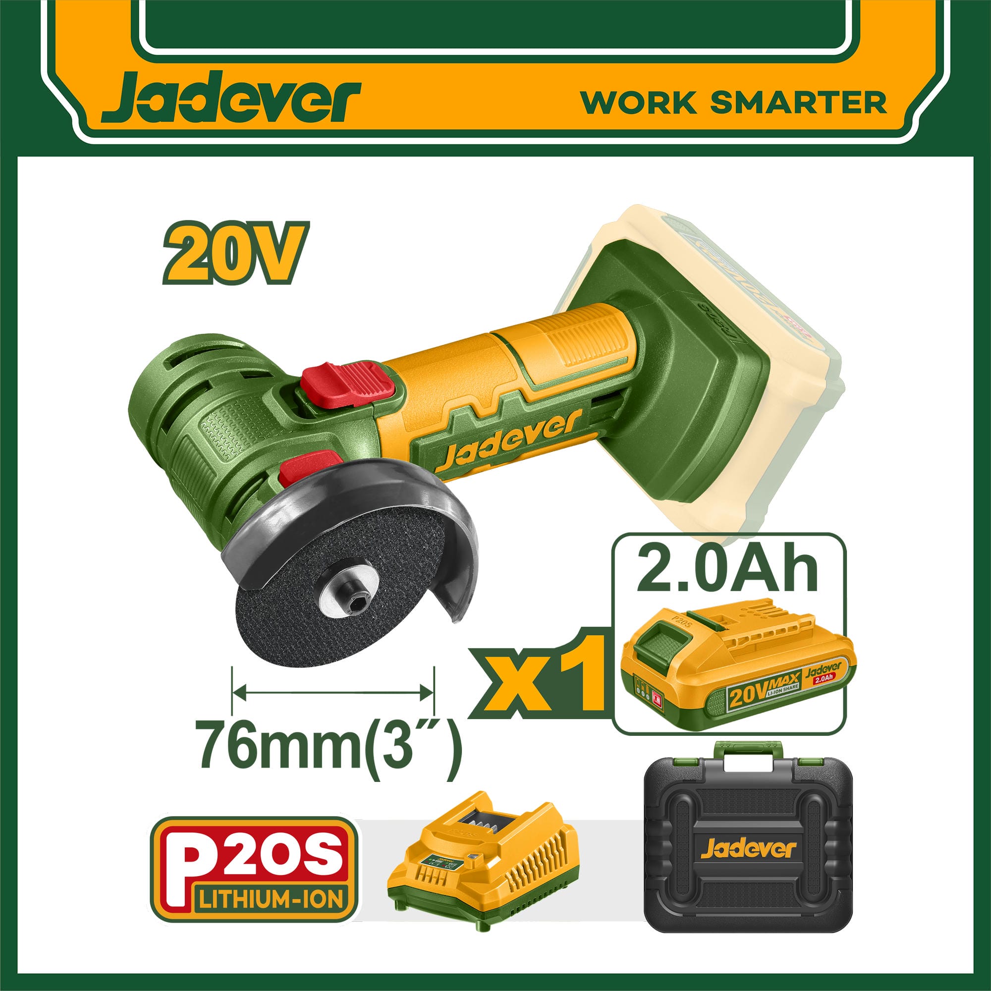 JADEVER Cordless mini cut-off tool JDLAP573 | Shopee Malaysia