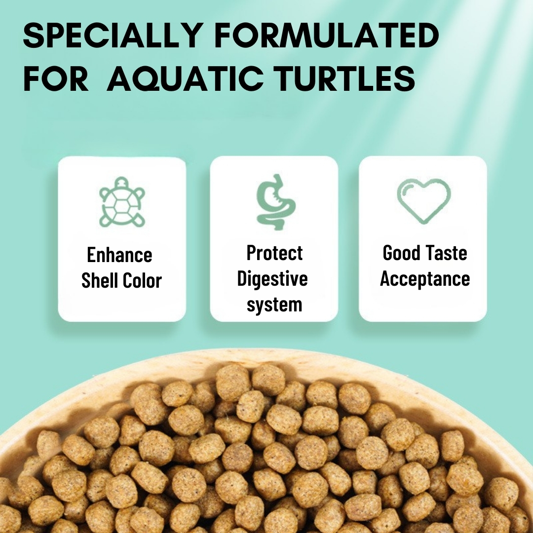 Jonsanty Turtle Food Enhance shell color turtle feed RES turtle granule ...