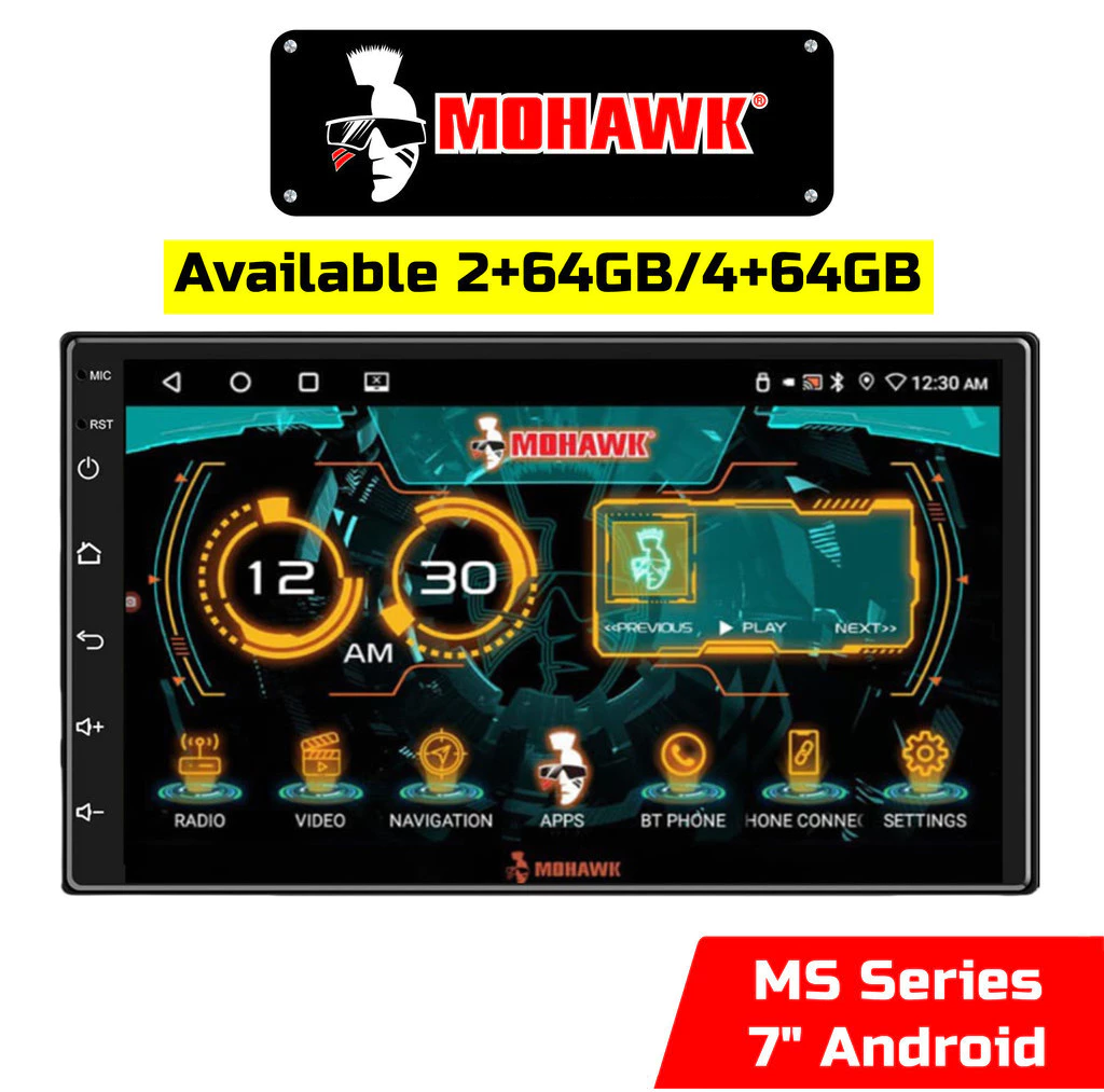 Mohawk 7" Inch MS Series Car Android Player IPS Plug and Play 2+64 ...