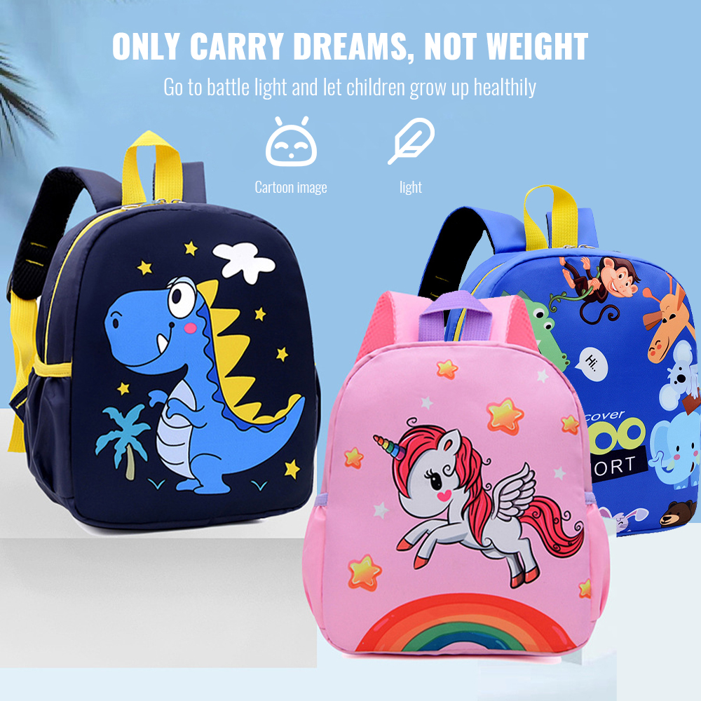 Kids Bag Backpack Nursery Pre School Cute Cartoons Animals Kindergarten ...