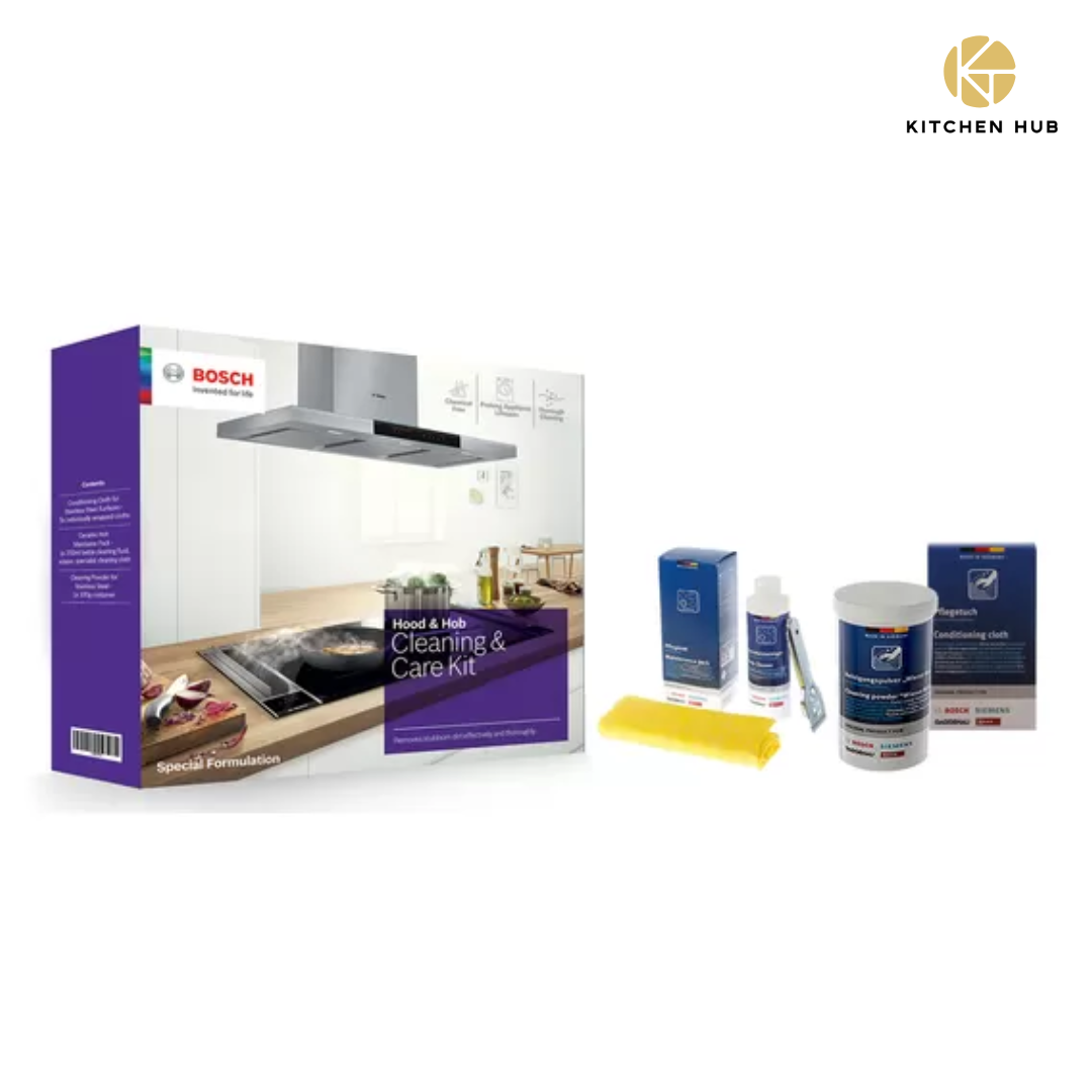 BOSCH Hood &hob cleaning kit Package| Conditioning Cloths +Maintenance ...