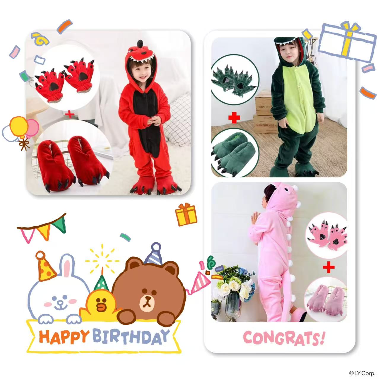 Animal Costume Dinosaur Costume Coral Velvet Pyjamas Hooded Jumpsuit ...