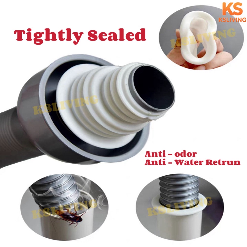 Kim.S 2 IN 1 PVC Flexible Bottle Trap Outlet Flexible Plastic Bottle ...