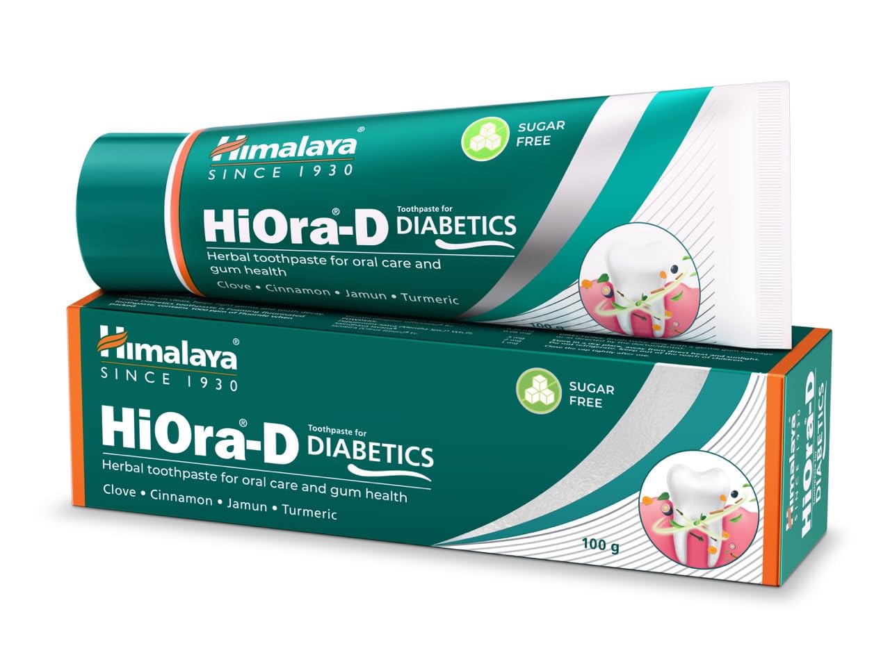 Himalaya Hiora-D Freshness Toothpaste For Diabetics 100gm Sugar Free ...
