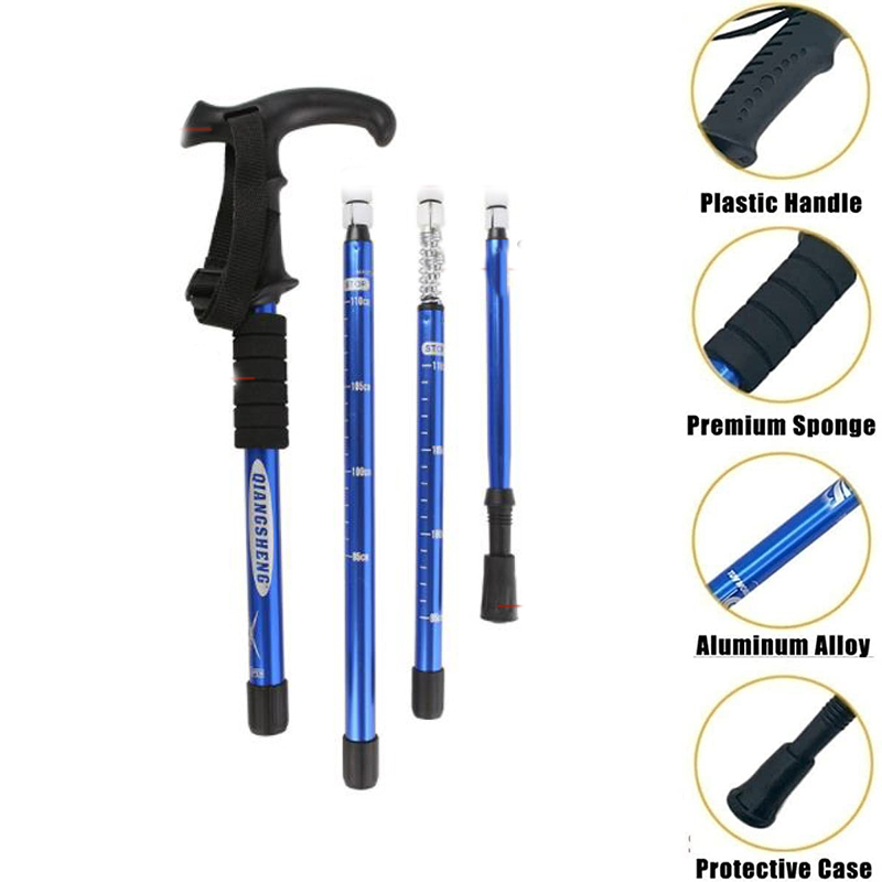 Naturehike Collapsible Telescopic Adjustable Outdoor Trekking Poles ...
