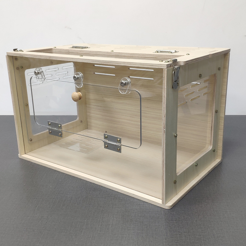 Reptile Cage,Reptile Wooden Terrarium,Lizard,Gecko,Breeding Box,Small ...