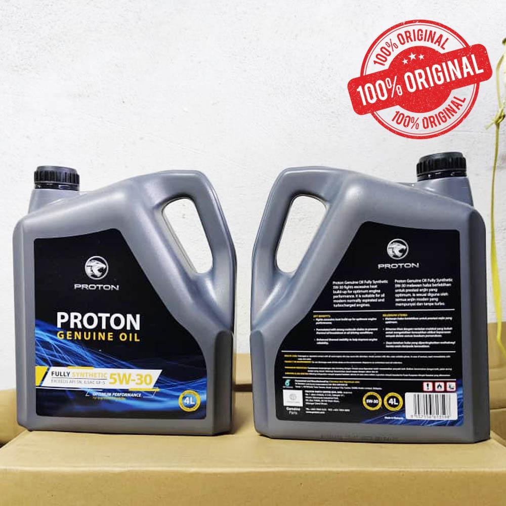 ORIGINAL PROTON FULLY SYNTHETIC 5W30 ENGINE OIL FOR GEN 2, PERSONA ...