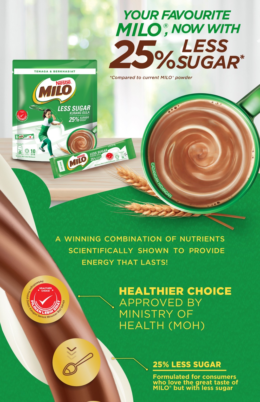 NESTLE Milo Activ-Go Less Sugar 27g x 10s (Halal) | Shopee Malaysia