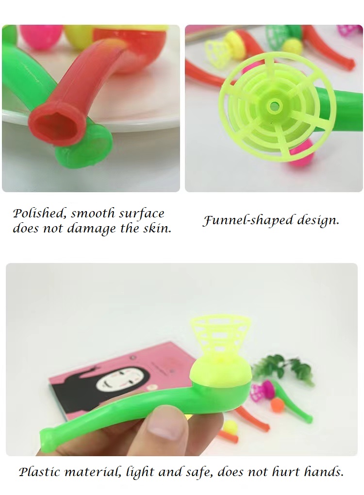 Floating Blow Ball Tube Classic Toys 1980s 1pc Mainan Klasik Tiup Bola ...