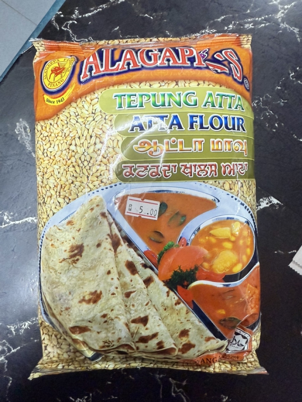 ALAGAPPAS TEPUNG ATTA 800G | Shopee Malaysia