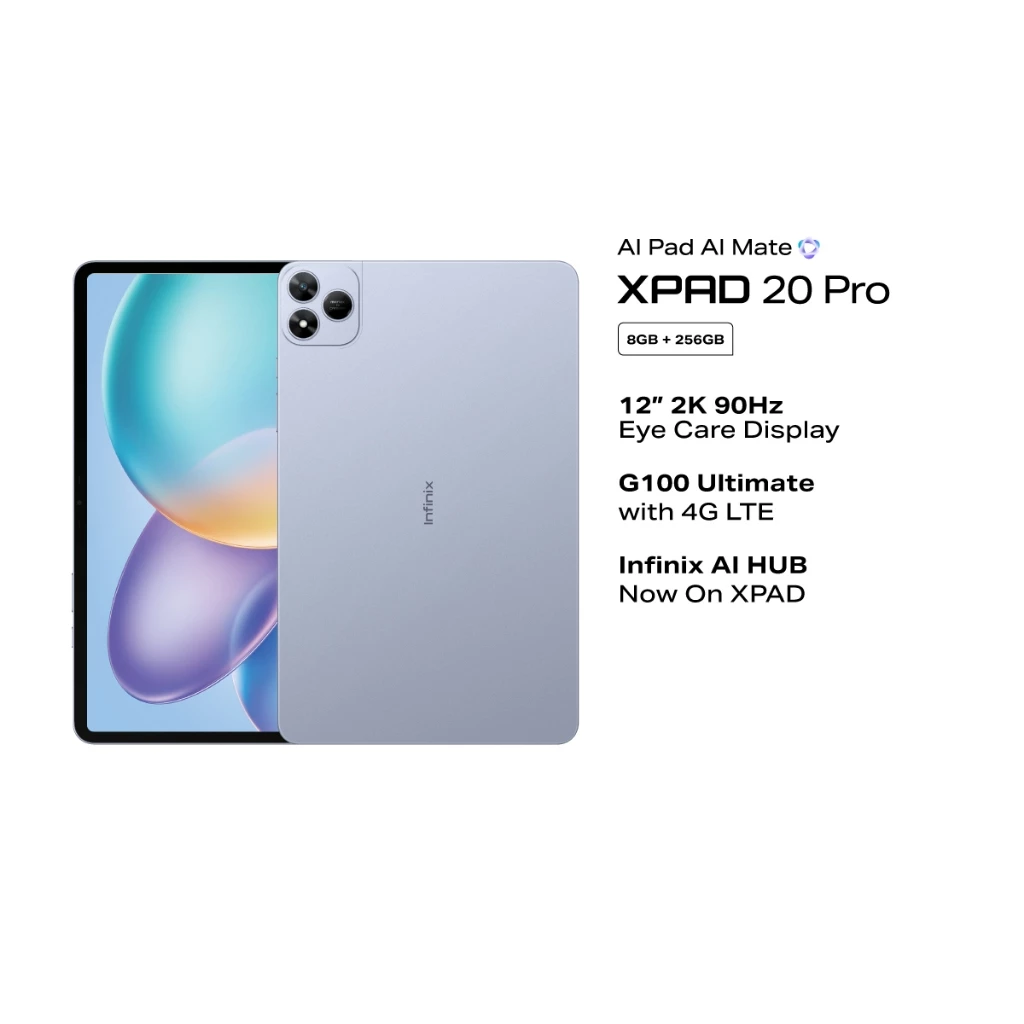 Infinix XPAD 20 Pro LTE Tablet | 8GB RAM + 256GB ROM | Original Infinix Malaysia | Shopee Malaysia